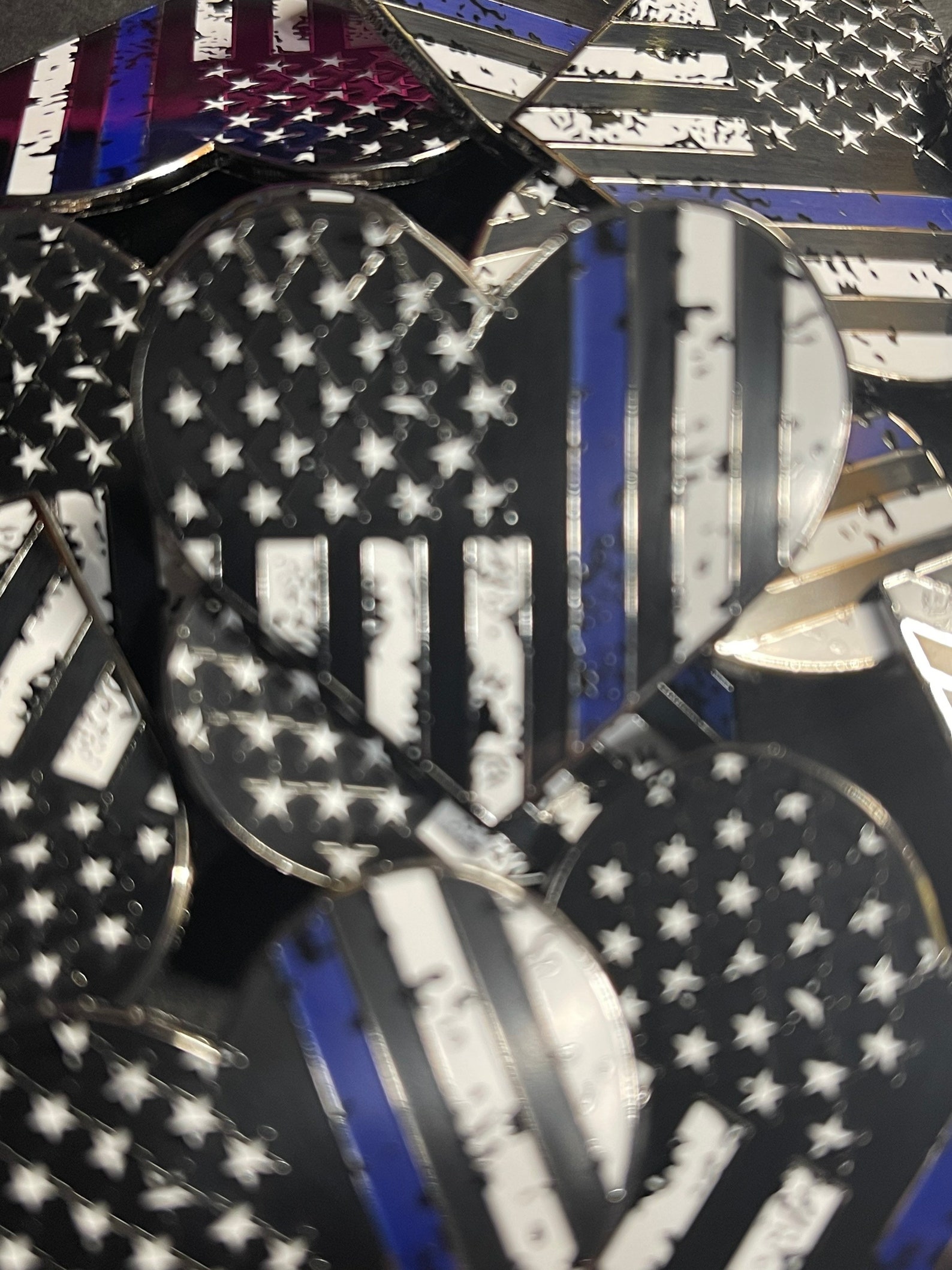 Thin Blue Line Heart - Etsy