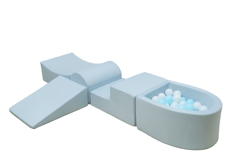 Kids Soft Play 5-piece Set W/ Ball Pit (free Shipping) - Etsy
