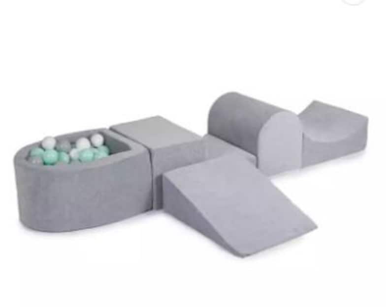 Kids Soft Play 5-piece Set W/ Ball Pit (free Shipping) - Etsy