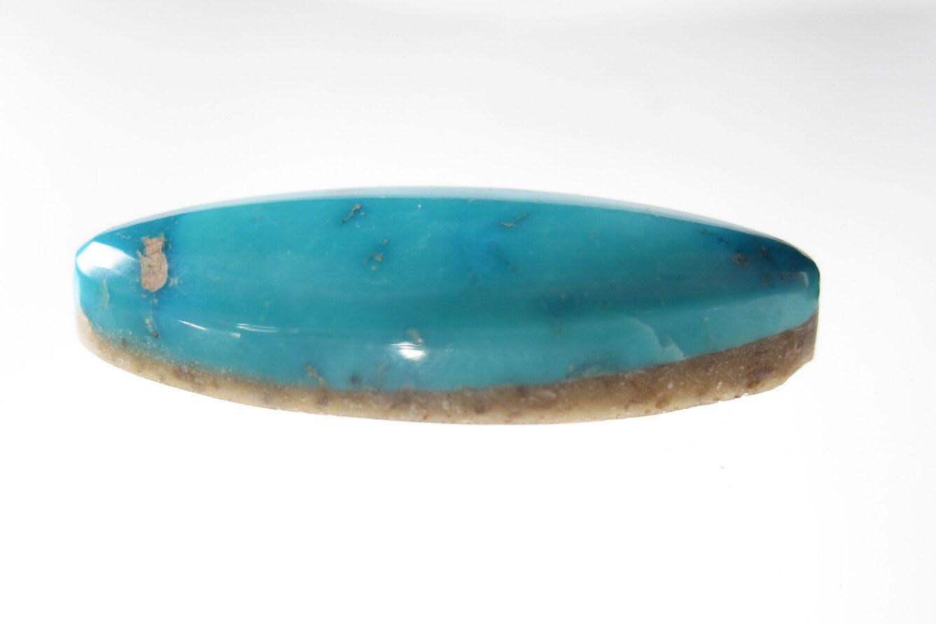 Natural Blue Gem American Turquoise Cabochon Stone Untreated Gemstone ...