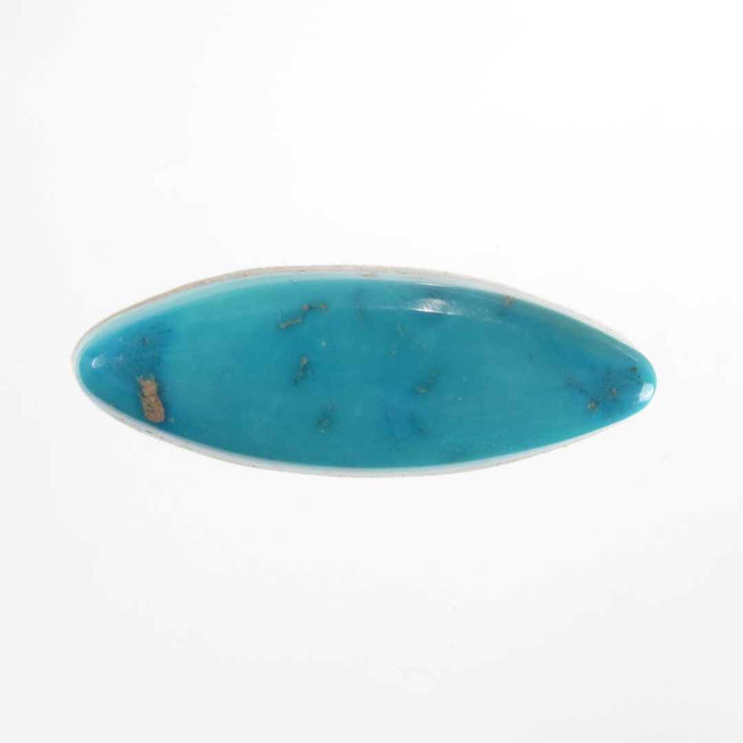 Natural Blue Gem American Turquoise Cabochon Stone Untreated Gemstone ...