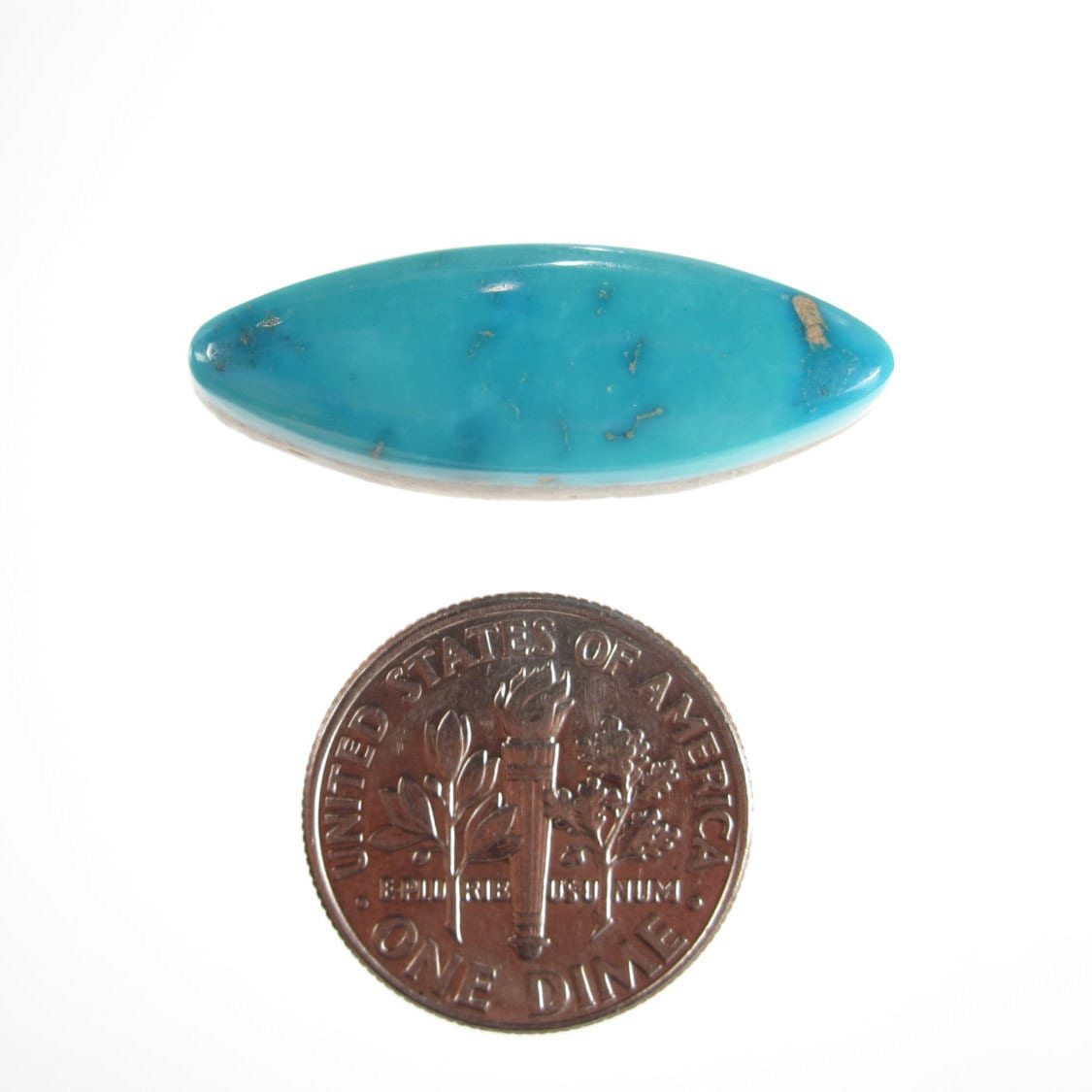 Natural Blue Gem American Turquoise Cabochon Stone Untreated Gemstone ...