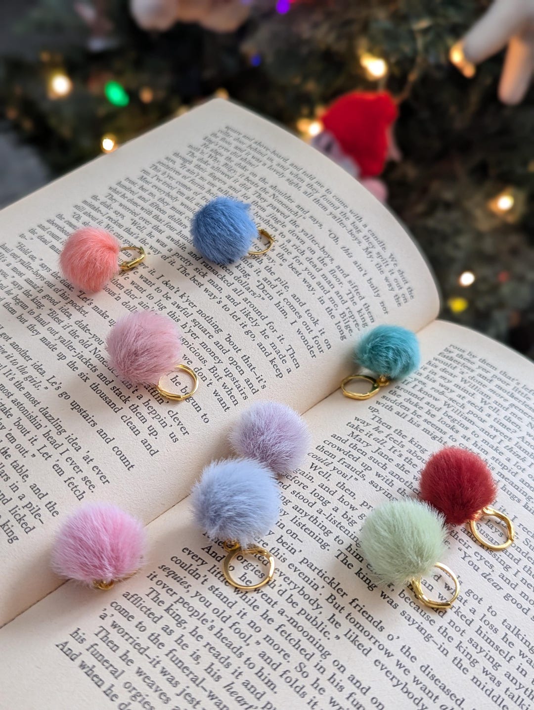 Mini Pom-pom Progress Keeper Stitch Marker Faux Fur for Knitting ...