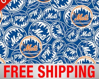 Mets fabric | Etsy