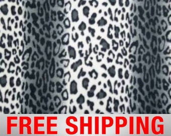 Leopard print fleece | Etsy