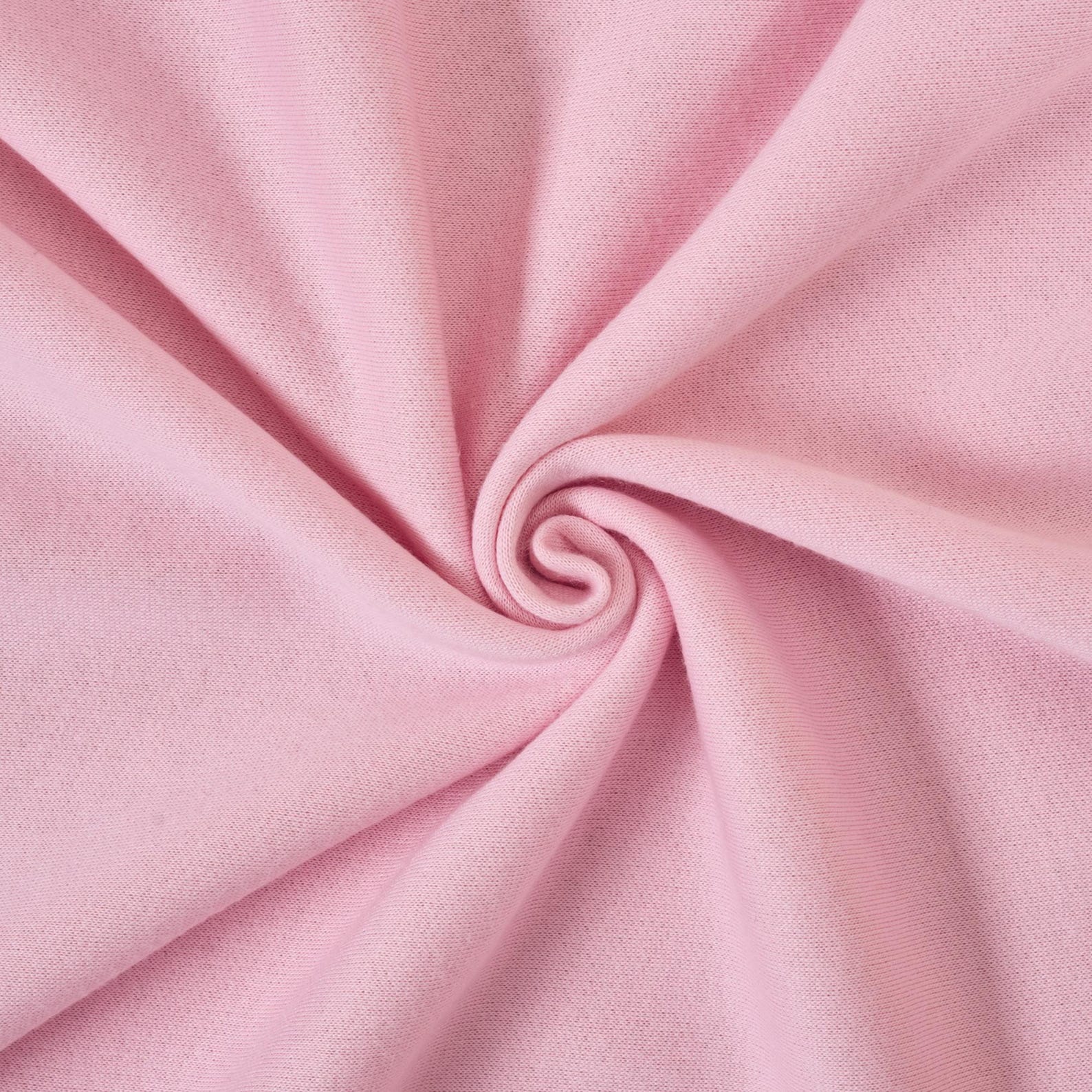 Baby Pink Polyester Sweatshirt Fleece Fabric - 85/15% Polyester Cotton ...