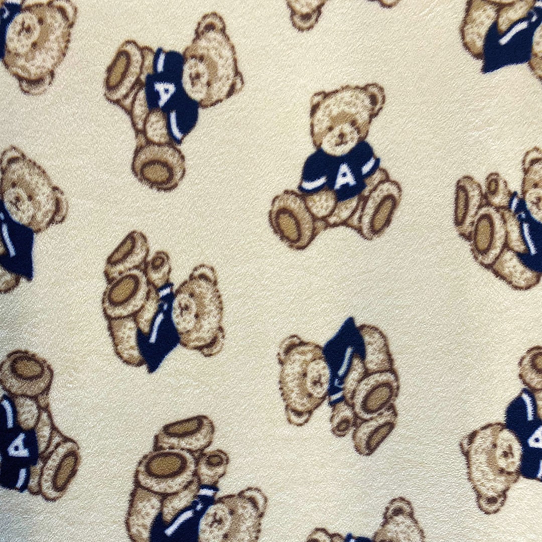 Teddy Bears Childrens Kids Fleece Fabric - 60" Wide - 100% Polyester ...