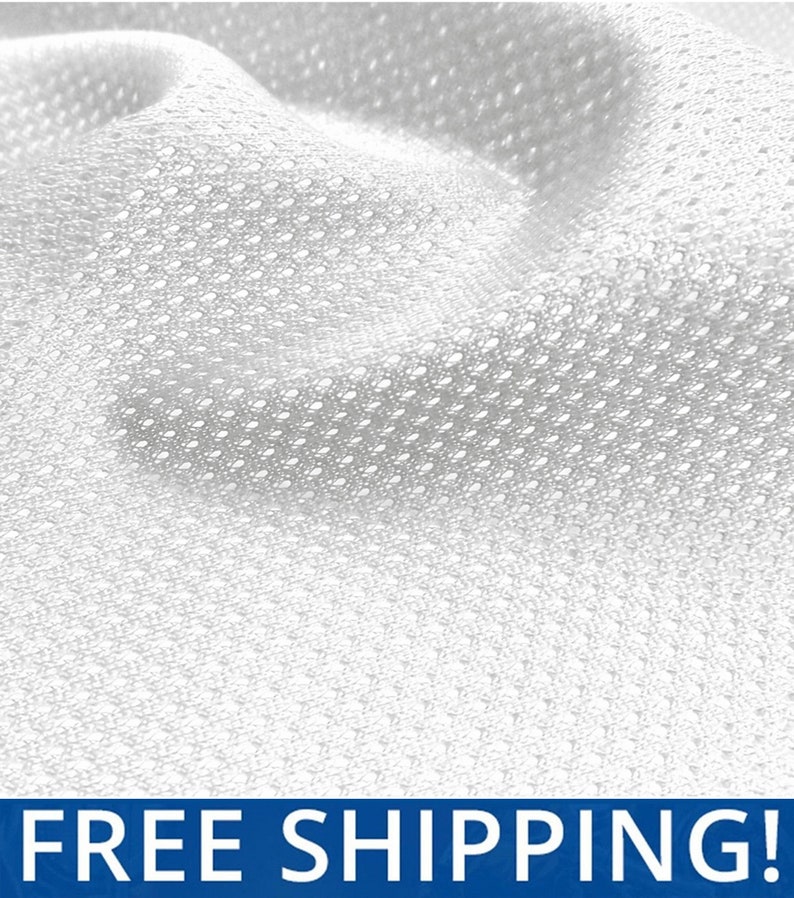 White Micro Mesh Jersey Fabric 60 Wide Sold by the - Etsy