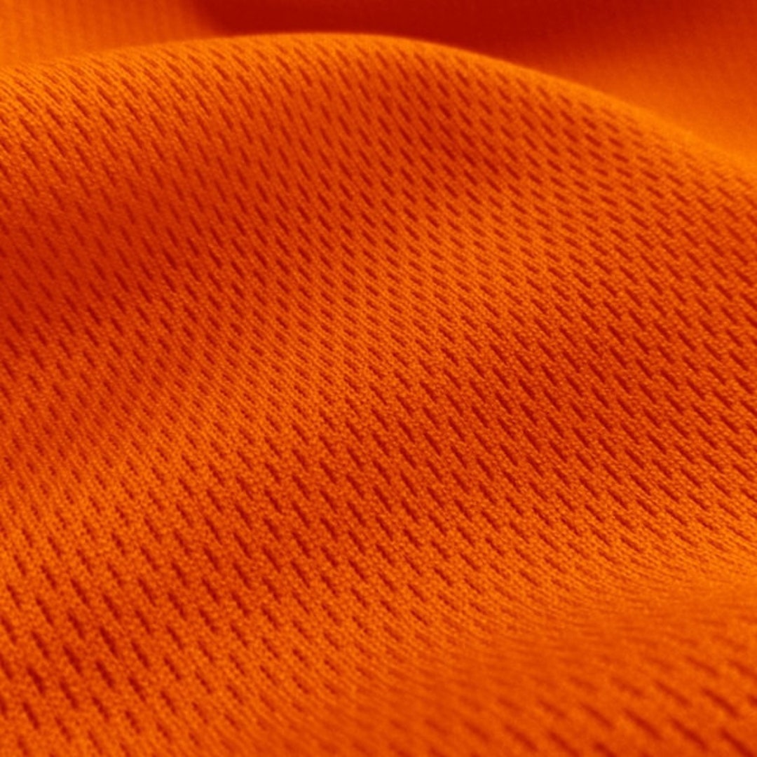 Orange Dimple Mesh Jersey Fabric - Ideal for Athletic Jersey Uniforms ...