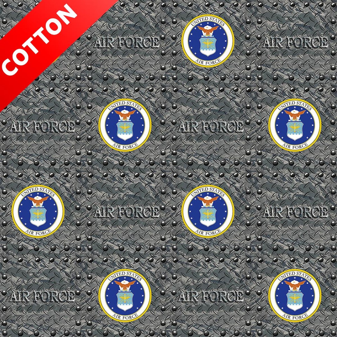 US Air Force Military Cotton Fabric - 44" Wide - 100% Cotton - Sold by ...