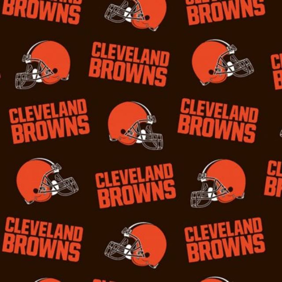 Cleveland Browns NFL Fleece Fabric - 58" Wide - 100% Polyester - Sold ...