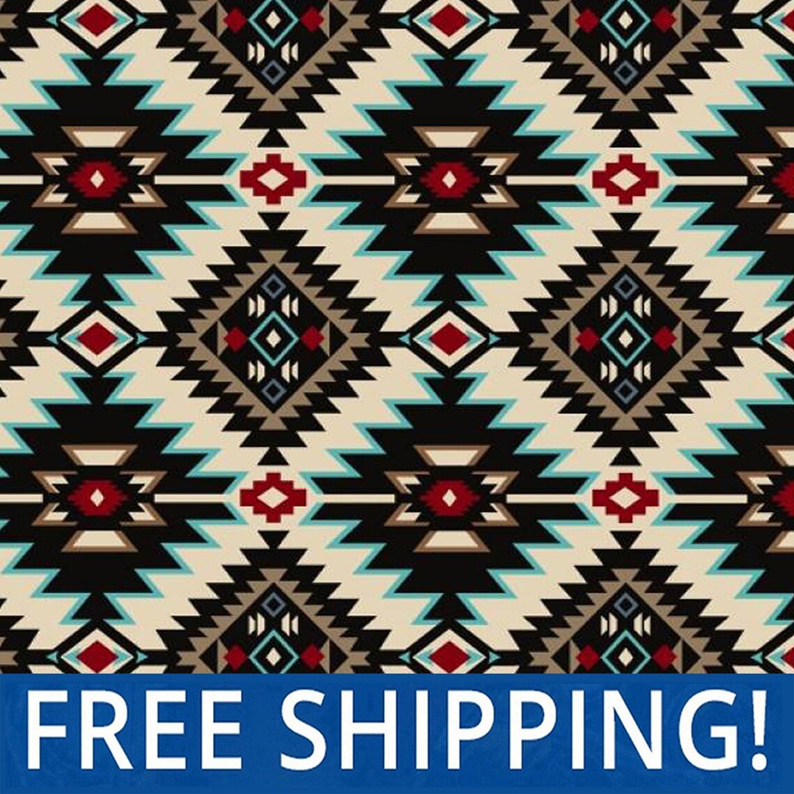 Shadow Diamonds Native American Fleece Fabric 60 Wide Etsy