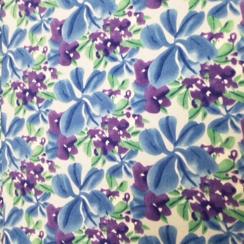 Flower Fleece Fabric - Etsy