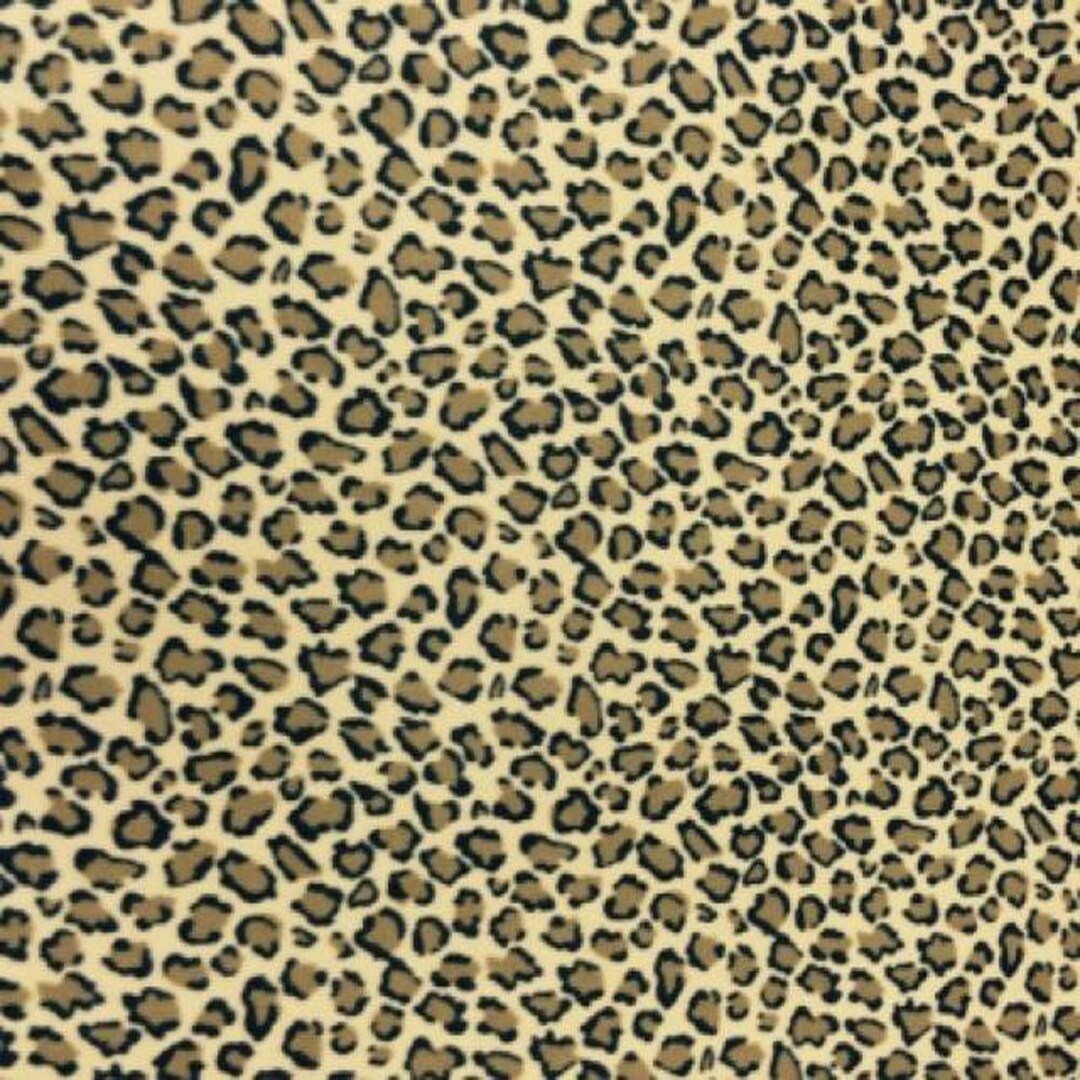 Leopard Print Fleece Fabric - 60" Wide - 100% Polyester - Sold by the ...