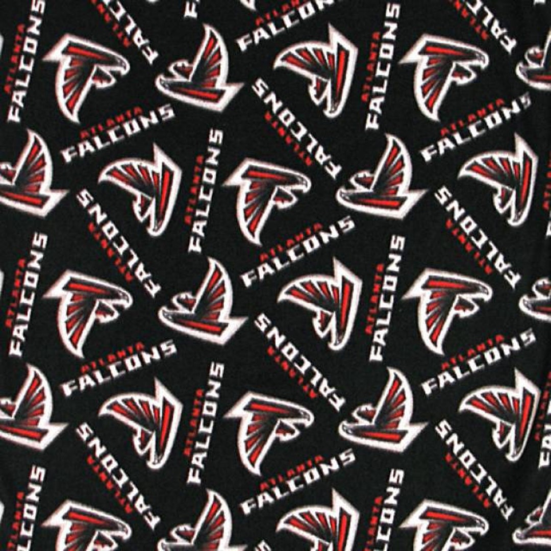 Atlanta Falcons NFL Fleece Fabric - Sold by the Yard & Bolt - Ideal for ...
