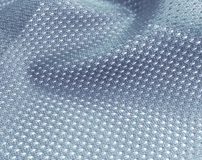 Brylee SKY BLUE Polyester Micro Mesh Jersey Sports Mesh Knit Fabric by ...