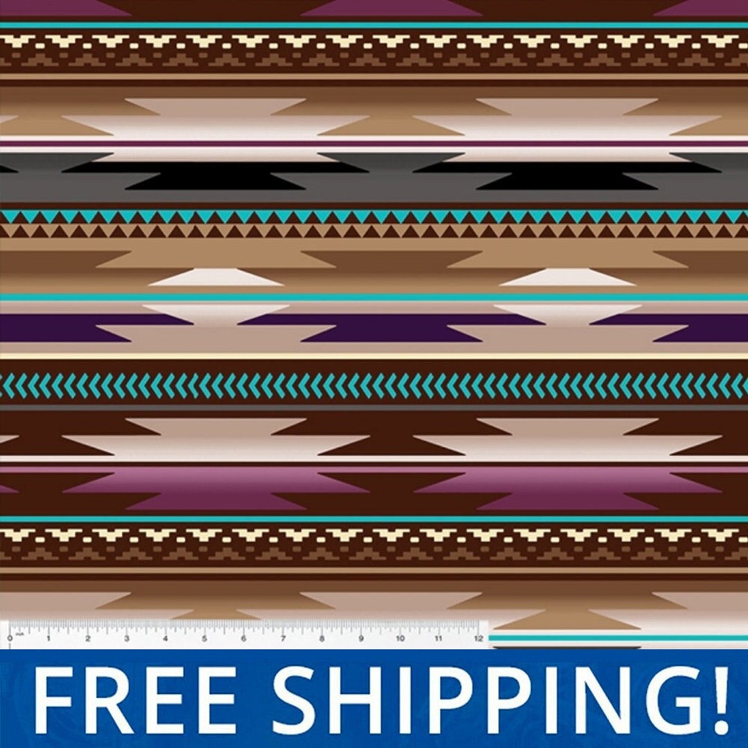 Horizon Native American Fleece Fabric - Sold by the Yard & Bolt - Ideal ...