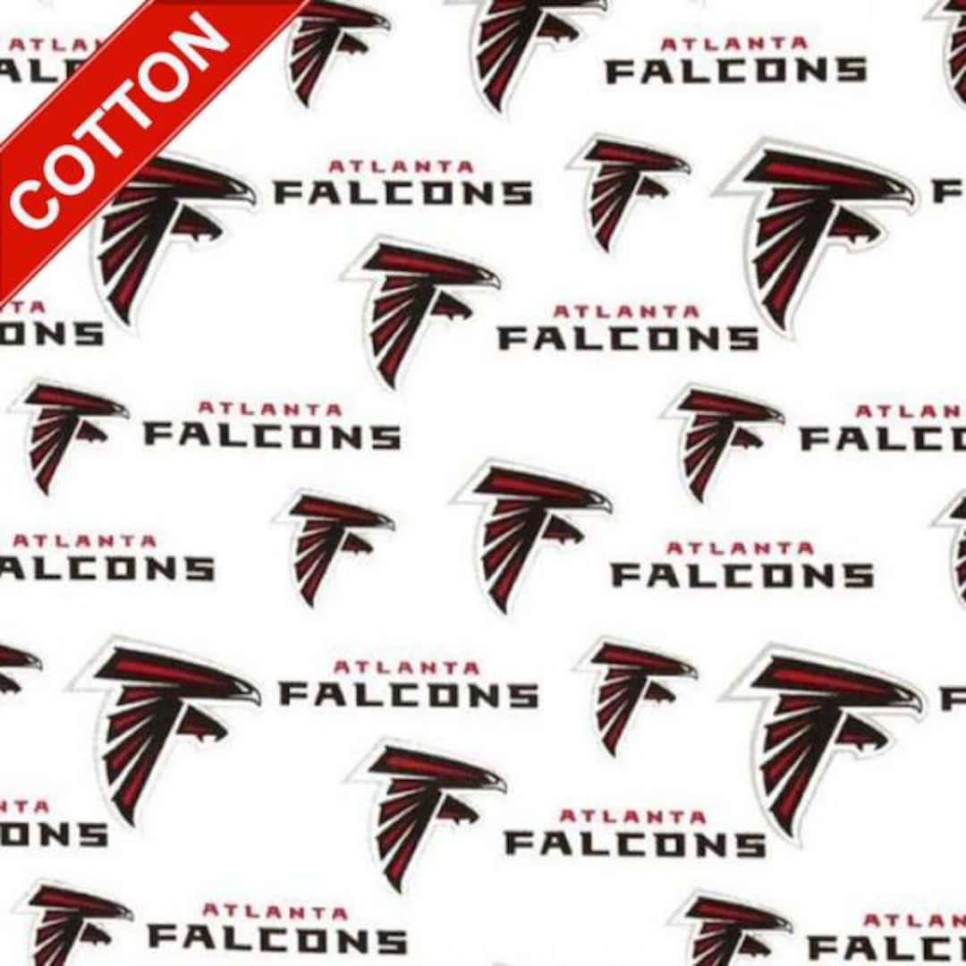 Atlanta Falcons NFL Cotton Fabric - 58" Wide - 100% Cotton - Sold by ...