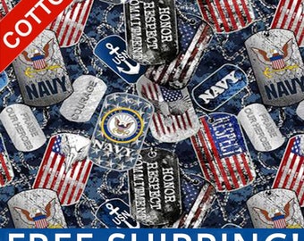 Us Navy Fabric - Etsy