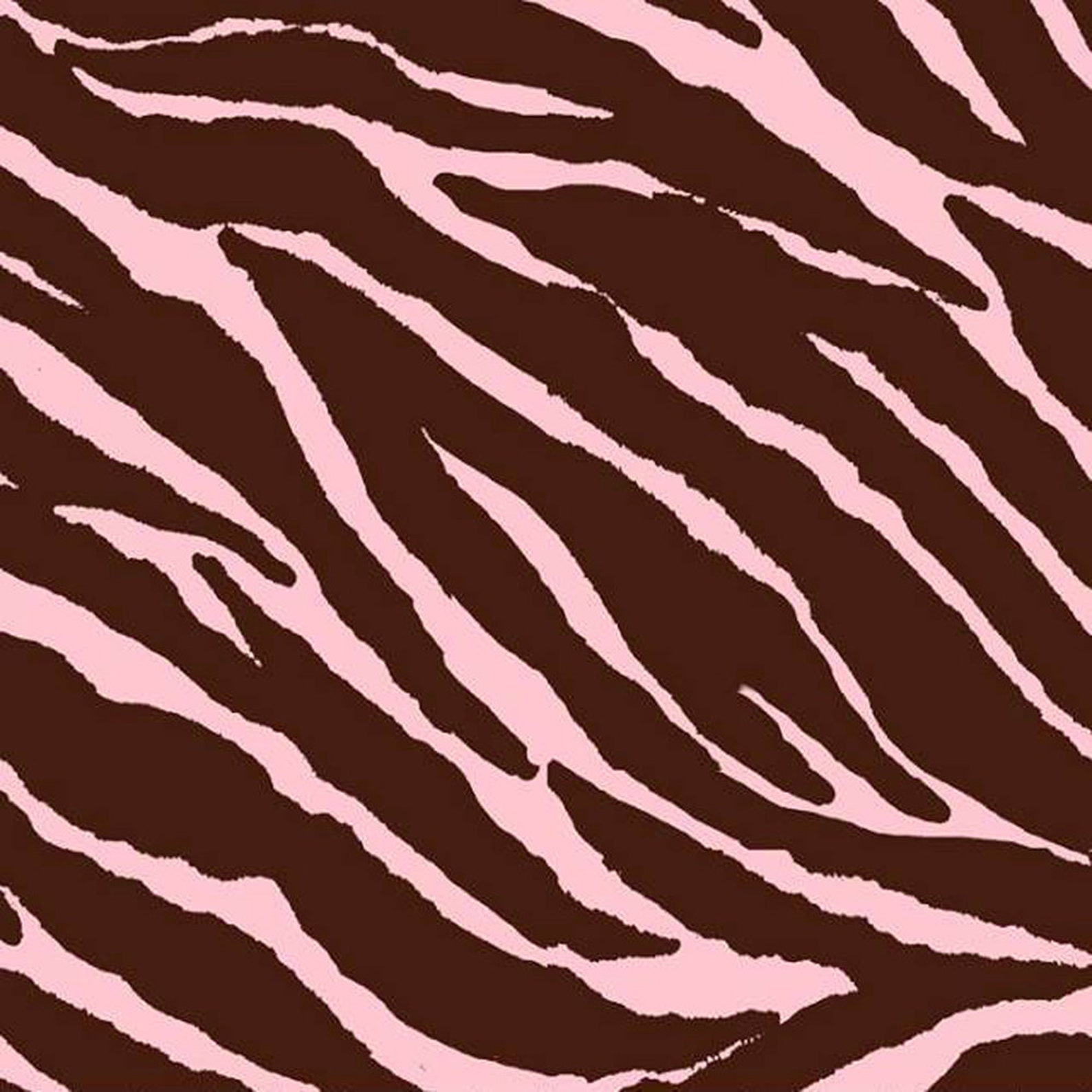 Zebra Stripes Brown and Pink Fleece Fabric Sold by the Yard - Etsy