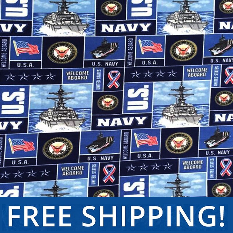 Navy Fabric - Etsy