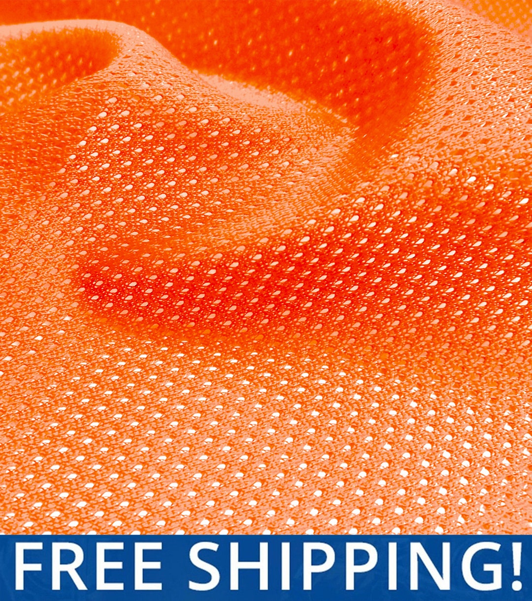 Orange Micro Mesh Jersey Fabric Sold by the Yard & Bolt Ideal for ...