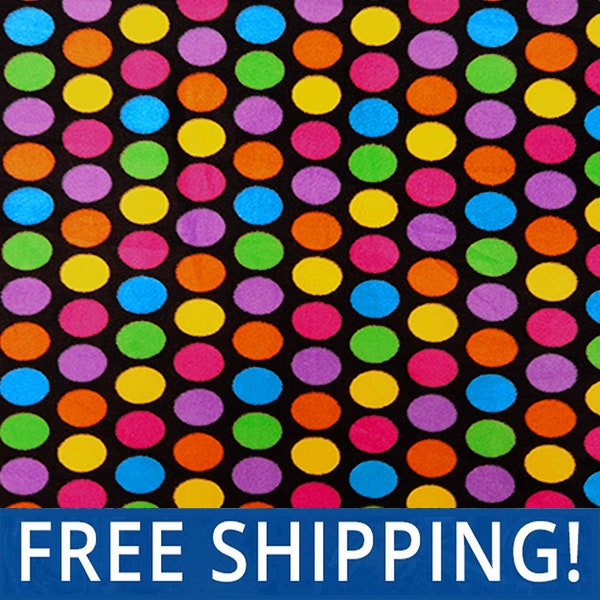 Multi Color Polka Dot Fabric - Etsy