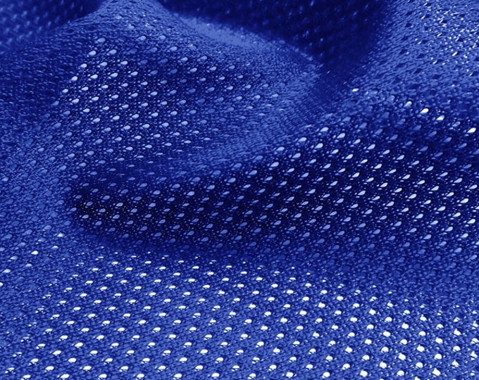 Brylee SKY BLUE Polyester Micro Mesh Jersey Sports Mesh Knit Fabric by ...