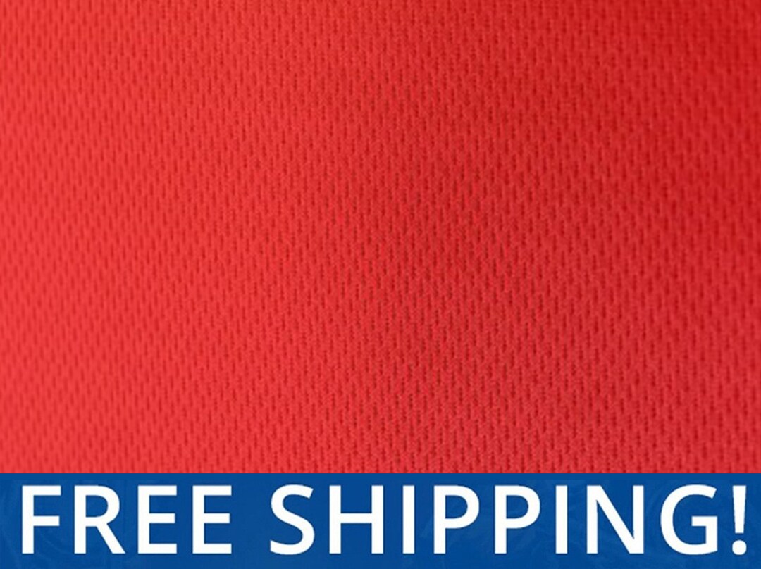 Red Dimple Mesh Jersey Fabric Ideal for Athletic Jersey - Etsy