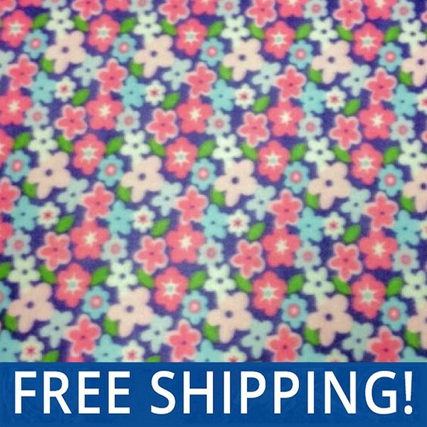 Pastel Flower Fabric - Etsy