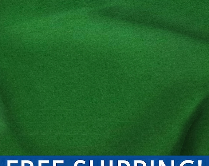 Ainsley HUNTER GREEN Polyester Poplin Fabric by the Yard - Etsy