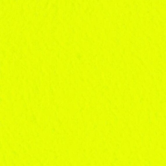 Neon Yellow Solid Fleece Fabric 60 Wide Style PTS36 | Etsy