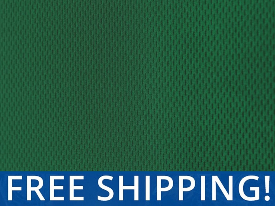 Hunter Green Dimple Mesh Jersey Fabric Ideal for Athletic - Etsy