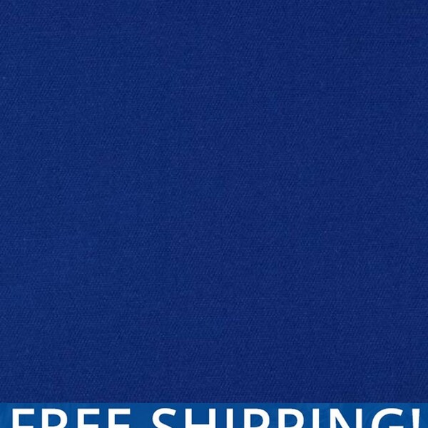 Royal Blue Twill Fabric - Etsy