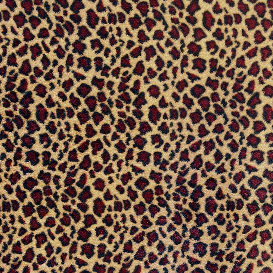Spotted Leopard Print Fleece Fabric - Sold by the Yard & Bolt - Ideal ...