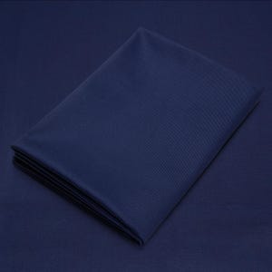 Navy Blue Poly Cotton Twill Fabric - 60" Wide - 65/35% Polyester Cotton ...