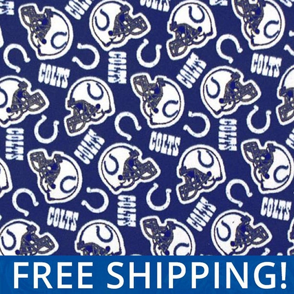 Colts Fabric - Etsy