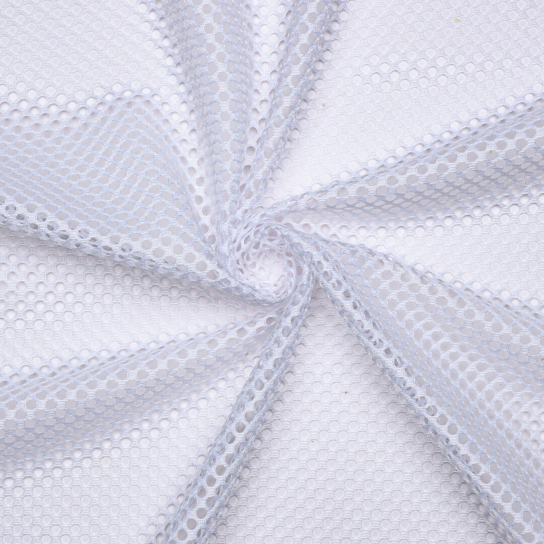 White King Mesh Jersey Fabric - 60" Wide - Large Holes - Sold by the ...