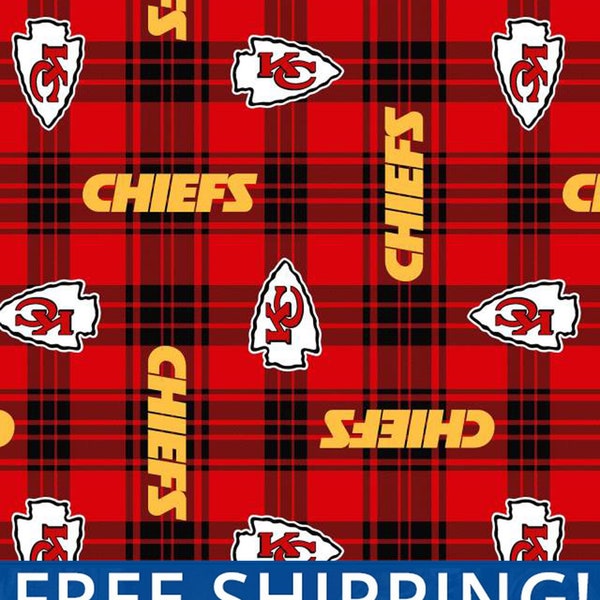 Kansas City Chiefs Fabric - Etsy