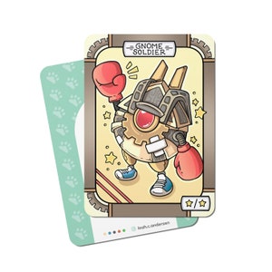 5 Gnome Soldier Tokens for Magic the Gathering - Etsy