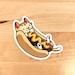 Food Cat Sticker Set - Etsy