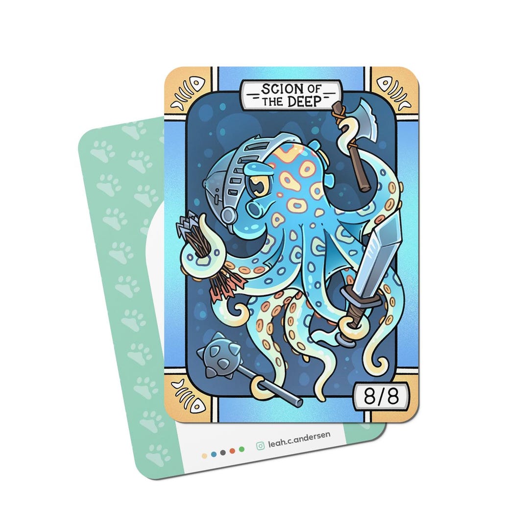 5 Scion of the Deep Octopus Tokens for Magic the Gathering - Etsy