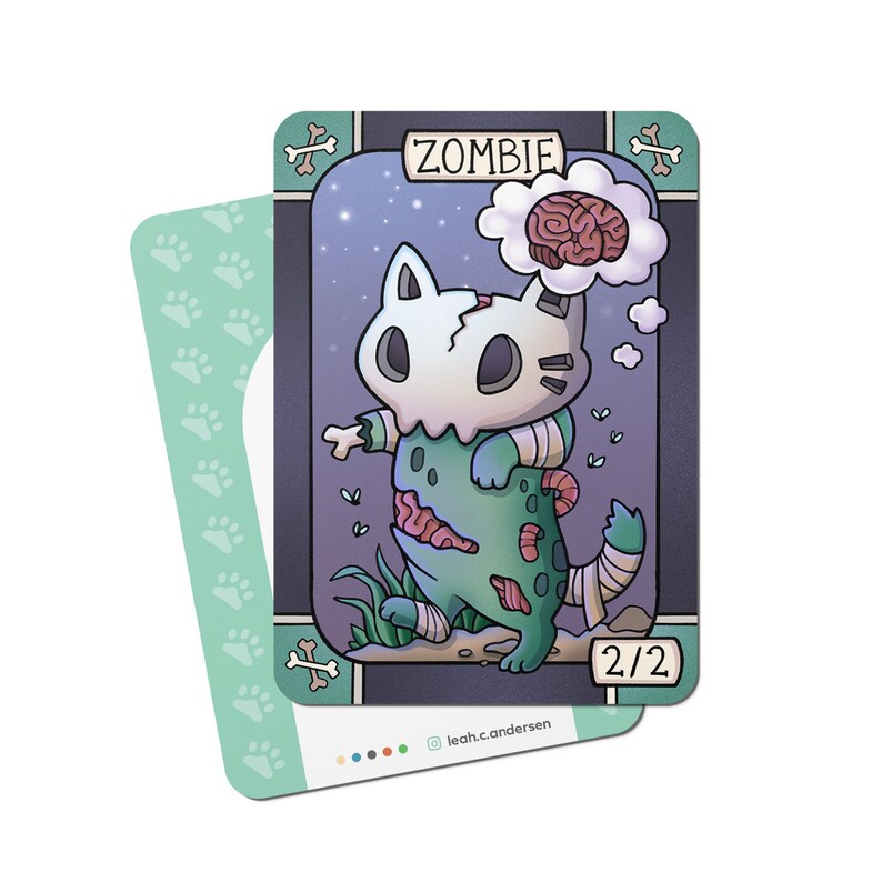 5 Zombie Tokens for Magic the Gathering | Etsy