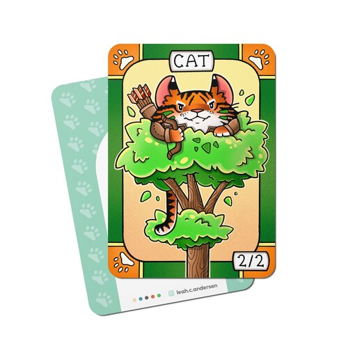 5 Lifelink Cat Tokens for Magic the Gathering - Etsy Australia