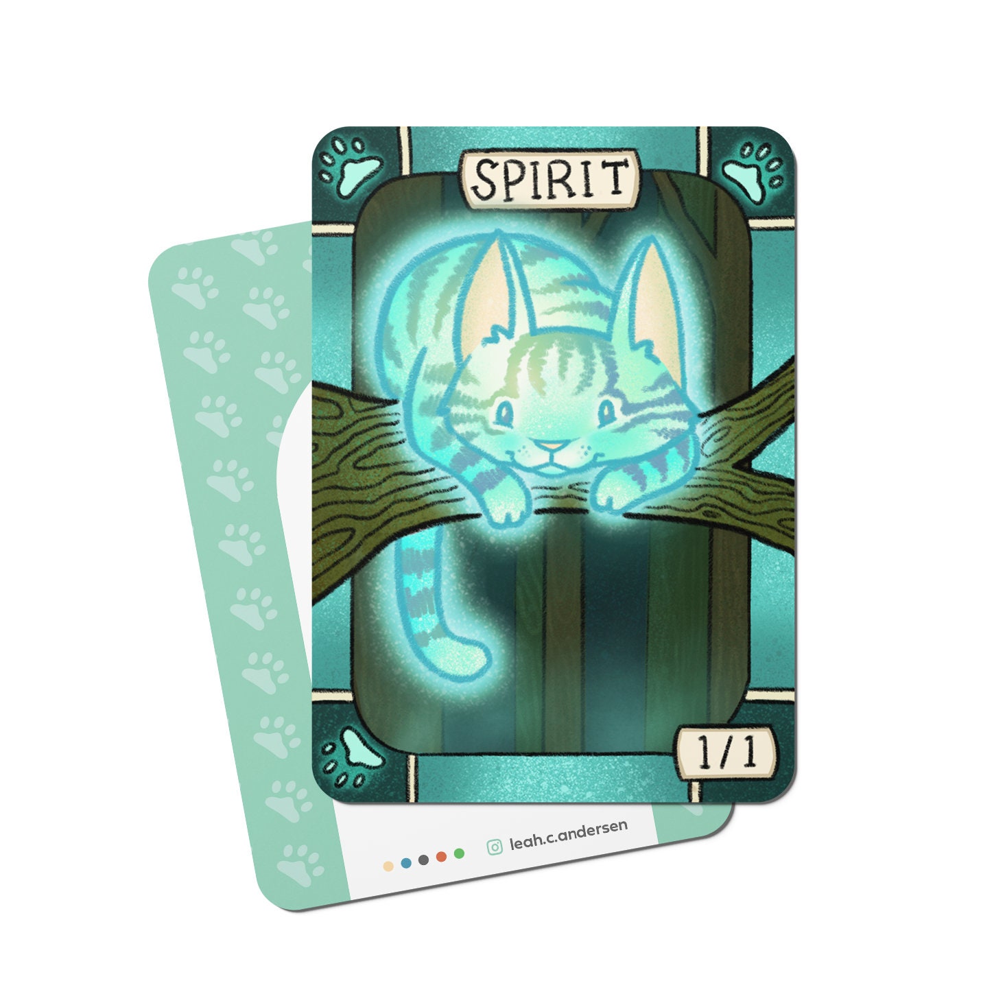 5 Spirit Tokens for Magic the Gathering | Etsy