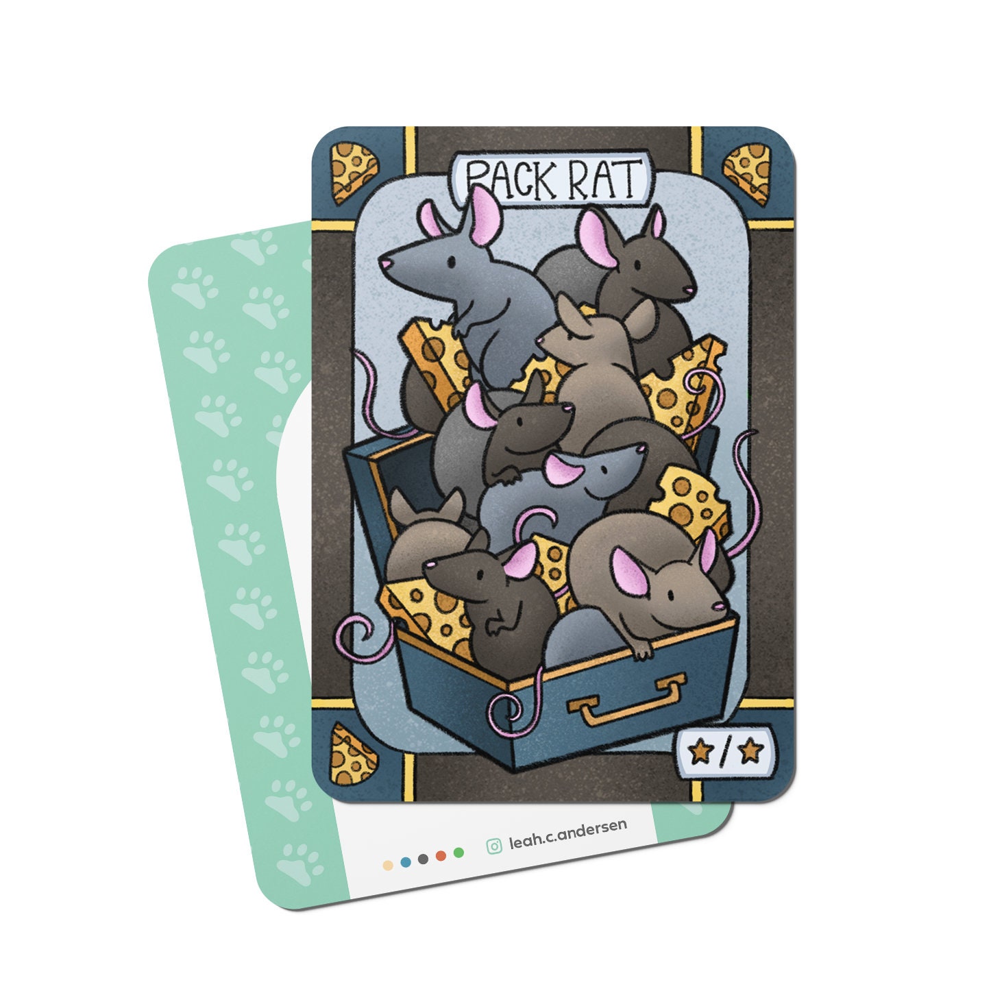 5 Pack Rat Tokens for Magic the Gathering | Etsy