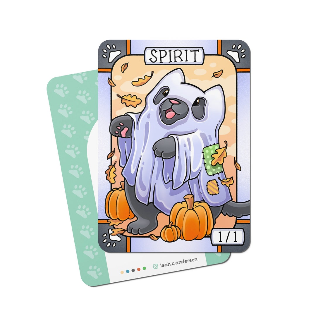 5 Halloween Spirit Tokens for Magic the Gathering - Etsy