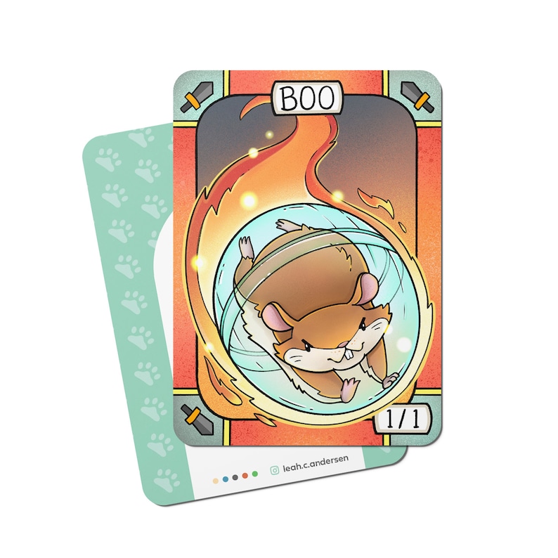 5 Boo Tokens for Magic the Gathering - Etsy