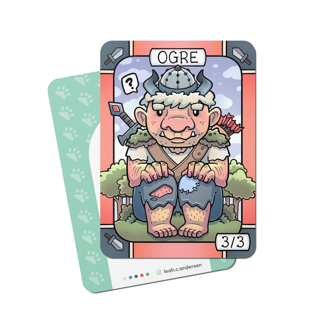 5 Ogre Tokens for Magic the Gathering - Etsy