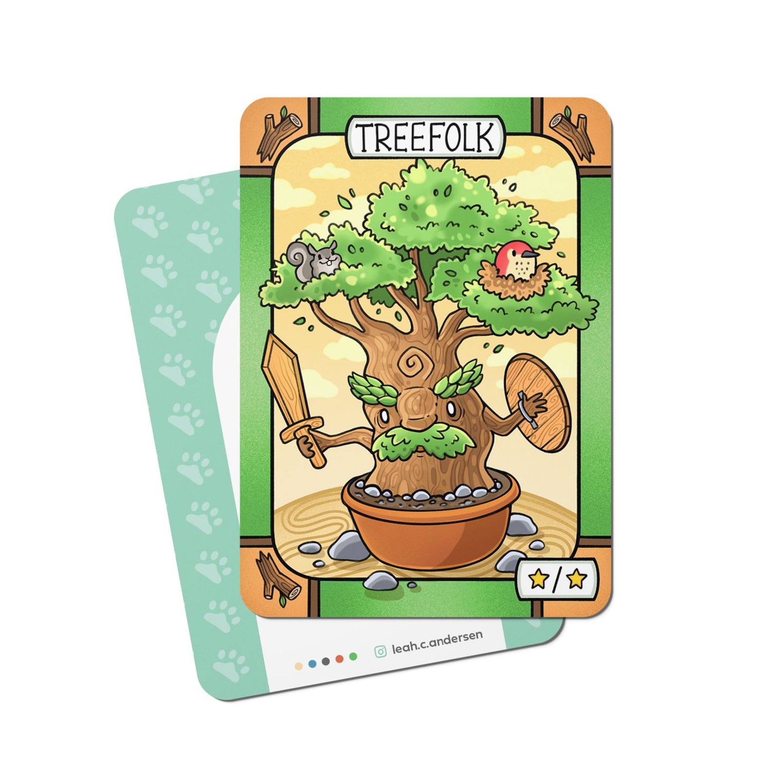 5 Treefolk Tokens for Magic the Gathering - Etsy